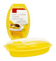 China STEAMERS BPA-Free Microwave Steamer Corn Potato Cooker Dishwasher-Safe Customized Color for sale