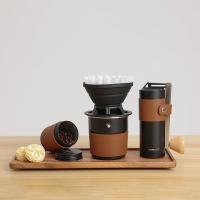 China Convenient and Europe Design Style Outdoor Portable Folding Manual Coffee Grinder Sets for sale
