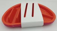 China Sustainable Dishwasher Safe BPA Free Microwave Taco Plastic Plates for Back to School for sale