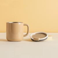 China Coffee Mugs Office Table Top Tea Cup Birthday Gift 420ML with Lid Heat Preservation for sale