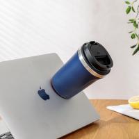 China American Style 510ML Customized Logo Mug Personalized Insulated Coffee Suction Mug for sale