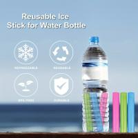 China 35g Customized Color Reusable Ice Cube Sticks for Freezable Water Bottle Cooling Rods for sale