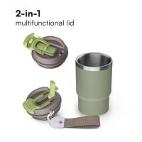 China Stainless Steel 16oz Tumbler with Vacuum Insulated Coffee Cup BPA-free Lid Customized for sale