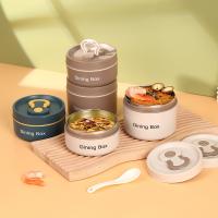 China Custom Eco Friendly Plastic Stainless Steel Insulated Lunch Box for Children's Storage for sale