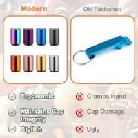 China Custom Prints Stainless Steel Automatic Beer Opener with No Cap Damage and Material for sale