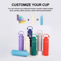 China 16oz/24oz/36oz Thermal Insulation Stainless Steel Water Bottle for Powder Coated for sale