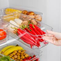 China Food Storage Package Square Plastic Kitchen Container for Fridge Drawer Organizer for sale