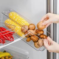 China Food Storage Package Square Plastic Kitchen Container for Fridge Drawer Organizer for sale