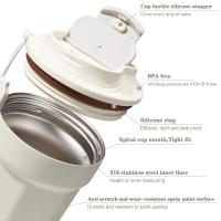 China Stainless Steel Modern Car Coffee Cup with Vacuum Insulation Perfect on the Go for sale