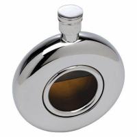 China CLASSIC Design Style Customized Round Wine Liquor Hip Flask for Customer Requirements for sale