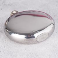 China CLASSIC Design Style Customized Round Wine Liquor Hip Flask for Customer Requirements for sale