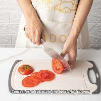 China 3 Sizes PP Plastic Cutting Board Set with Wear-resistant Material and Non-Slip Surface for sale