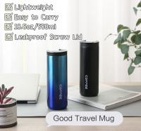 China Business Gifts 550ml Stainless Steel Vacuum Insulation Travel Mug with Leak-proof Lid for sale