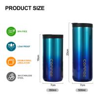China Business Gifts 550ml Stainless Steel Vacuum Insulation Travel Mug with Leak-proof Lid for sale