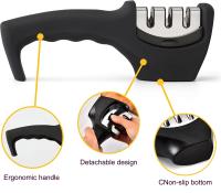 China Stainless Steel 3-Stage Knife Sharpener for Professional Blade Repair and Restoration for sale