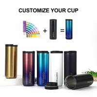 China Business Gifts 550ml Stainless Steel Vacuum Insulation Travel Mug with Leak-proof Lid for sale