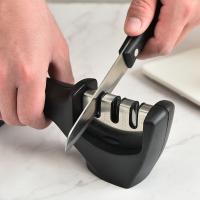 China Stainless Steel 3-Stage Knife Sharpener for Professional Blade Repair and Restoration for sale