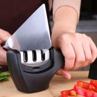 China Stainless Steel 3-Stage Knife Sharpener for Professional Blade Repair and Restoration for sale
