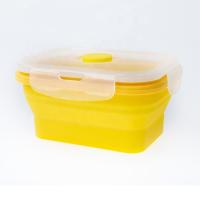 China Highly Customized Safe Microwavable Eco-Friendly School Silicone Lunch Bento Box for sale