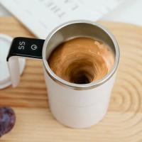China Smart Temperature Magnetic Automatic Mixing Coffee Cup HANDGRIP and More for Drinkware for sale