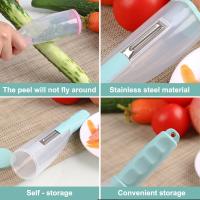 China Peelers Zesters Portable Storable Tool for Sustainable Fruit Vegetable Preparation for sale