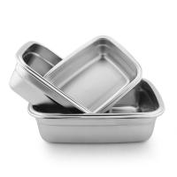 China Non-Toxic 304 Stainless Steel Lunch Box Resistant to Food Acids Odorless and Tasteless for sale
