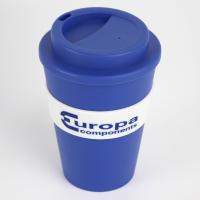 China 12oz 350ml PP Silicone Cover Bamboo Fiber Reusable Coffee Mug with Lid An Ideal Giveaway Item for sale