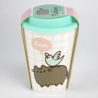 China 12oz 350ml PP Silicone Cover Bamboo Fiber Reusable Coffee Mug with Lid An Ideal Giveaway Item for sale
