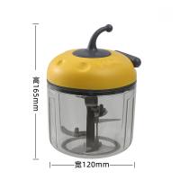 China Stainless Steel Kitchen Gadgets Food Chopper Garlic Meat Grinder Mini Garlic Press Vegetable Chopper Masher for sale