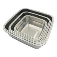 China Rectangle 400/750/1200ml Stainless Steel Bento Lunch Box Set with Locking Lids and Durable for sale