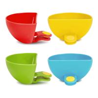 China 10g Vinegar Tomato Dip Clips Seasoning Dish Plastic Dip Clip Bowl For Plate Holder for sale