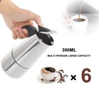 China Coffee Tea Tools 6 Cup Stainless Steel Moka Pot Espresso Coffee Maker by Bialetti for sale