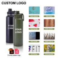 China 32oz/64oz Vacuum Flask Water Bottle for Direct Drinking at Sport GYM Stainless Steel for sale