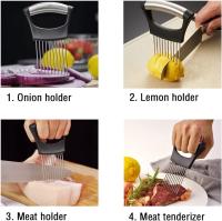 China Fruit Vegetable Tools 65g Slicing Onion Cutter for Slicing of Onions Avocados Eggs for sale