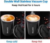 China Stainless Steel Travel Mug 510ml Insulated Coffee Spill Vacuum Tumbler for Giveaways for sale