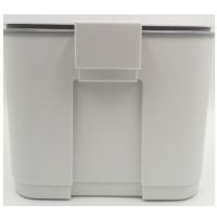 China Restaurants Anti-odor Wall Mounted Hanging Slide Cover Trash Can Plastic Rubbish Bin for sale
