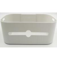 China Restaurants Anti-odor Wall Mounted Hanging Slide Cover Trash Can Plastic Rubbish Bin for sale