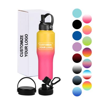 China Upgrade Your Camping Gear with this 32oz Stainless Steel Water Bottle and Spout Lid for sale