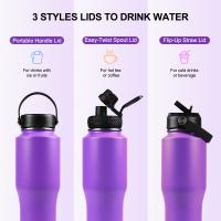 China Upgrade Your Camping Gear with this 32oz Stainless Steel Water Bottle and Spout Lid for sale