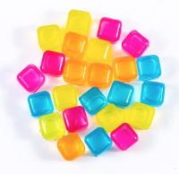 China Colorful Refreezable Ice Cubes 310g Made of Food Grade Material BPA Free Plastic for sale