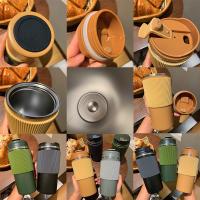 China Contemporary Design Custom BPA-free Grip Car Double Wall 450ML Stainless Steel Cups for sale