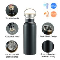 China 500ml/750ml Vacuum Insulated Drink Flasks with Sustainable Double Wall Stainless Steel for sale