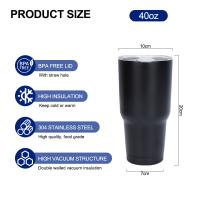 China Custom Stainless Steel 30oz Coffee Car Cup with Straw Sustainable and Stylish Choice for sale