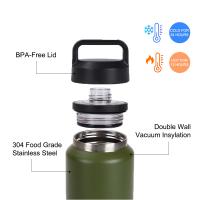 China Stainless Steel 26oz Water Bottle Large Capacity 36oz Double Wall Portable 18oz Flasks for sale
