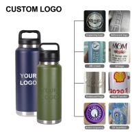 China Stainless Steel 26oz Water Bottle Large Capacity 36oz Double Wall Portable 18oz Flasks for sale