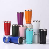 China Customer's Logo 20oz Bluetooth Speaker Tumbler Waterproof Stainless Steel Music Cup for Party for sale
