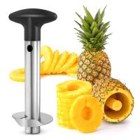 China Stainless Steel 304 Pineapple Corer Slicer Fast Kitchen Gadget for Easy Core Removal for sale