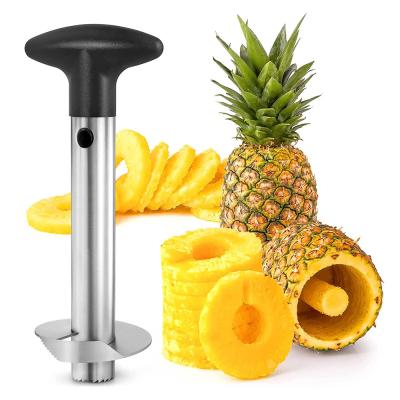 China Stainless Steel 304 Pineapple Corer Slicer Fast Kitchen Gadget for Easy Core Removal for sale