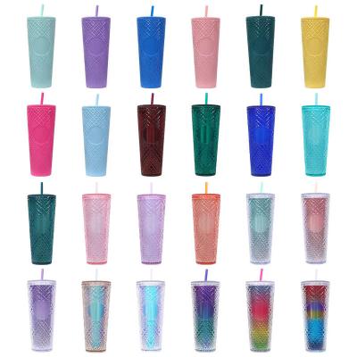 China Enjoy Your Favorite Beverages on the Go with this 24oz/710ml Tumbler Cup BPA Free Straw Lid for sale
