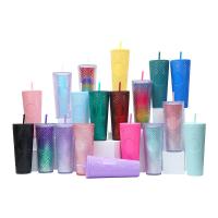China Enjoy Your Favorite Beverages on the Go with this 24oz/710ml Tumbler Cup BPA Free Straw Lid for sale